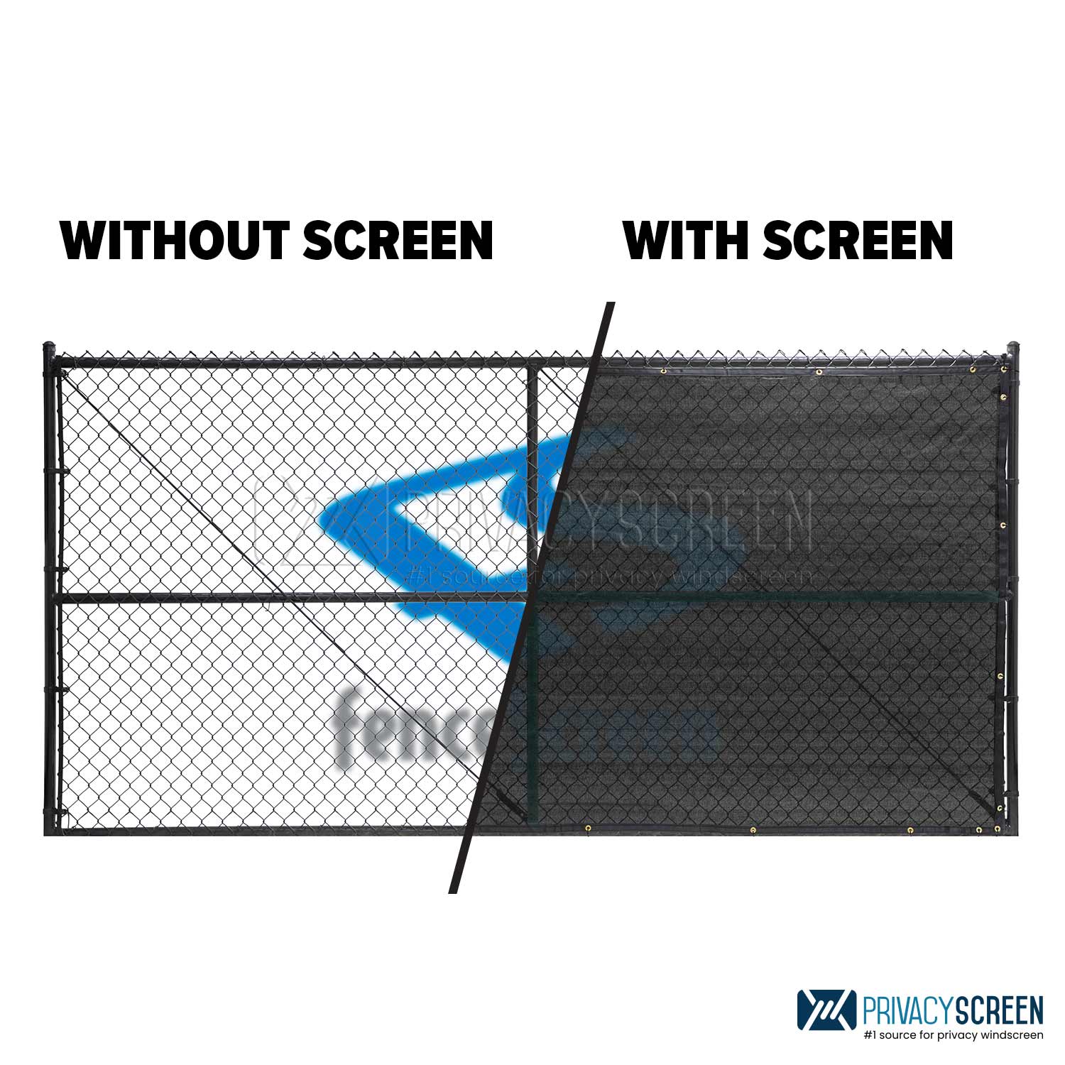 Privacy Fence Windscreen in 12, 25, & 50 ft. Rolls