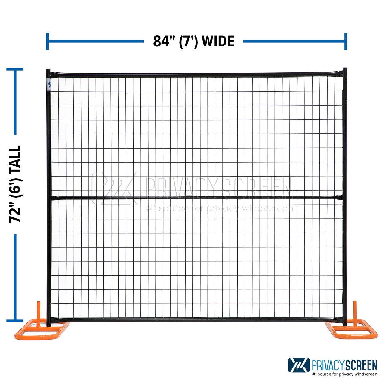 6-ft x 50 Steel Temporary Fence Panel Kit