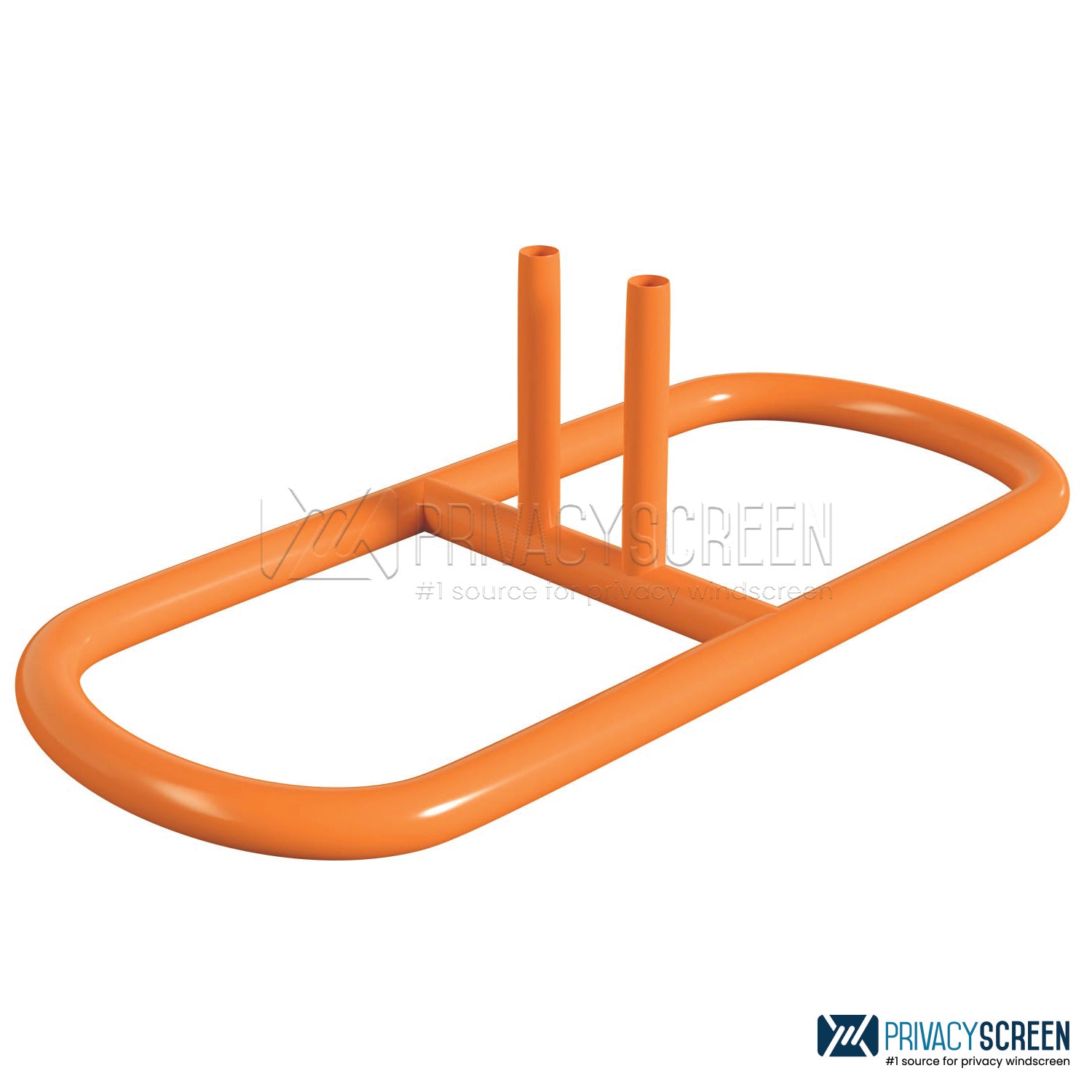 Orange Round Tubed Galvanized Steel Stands