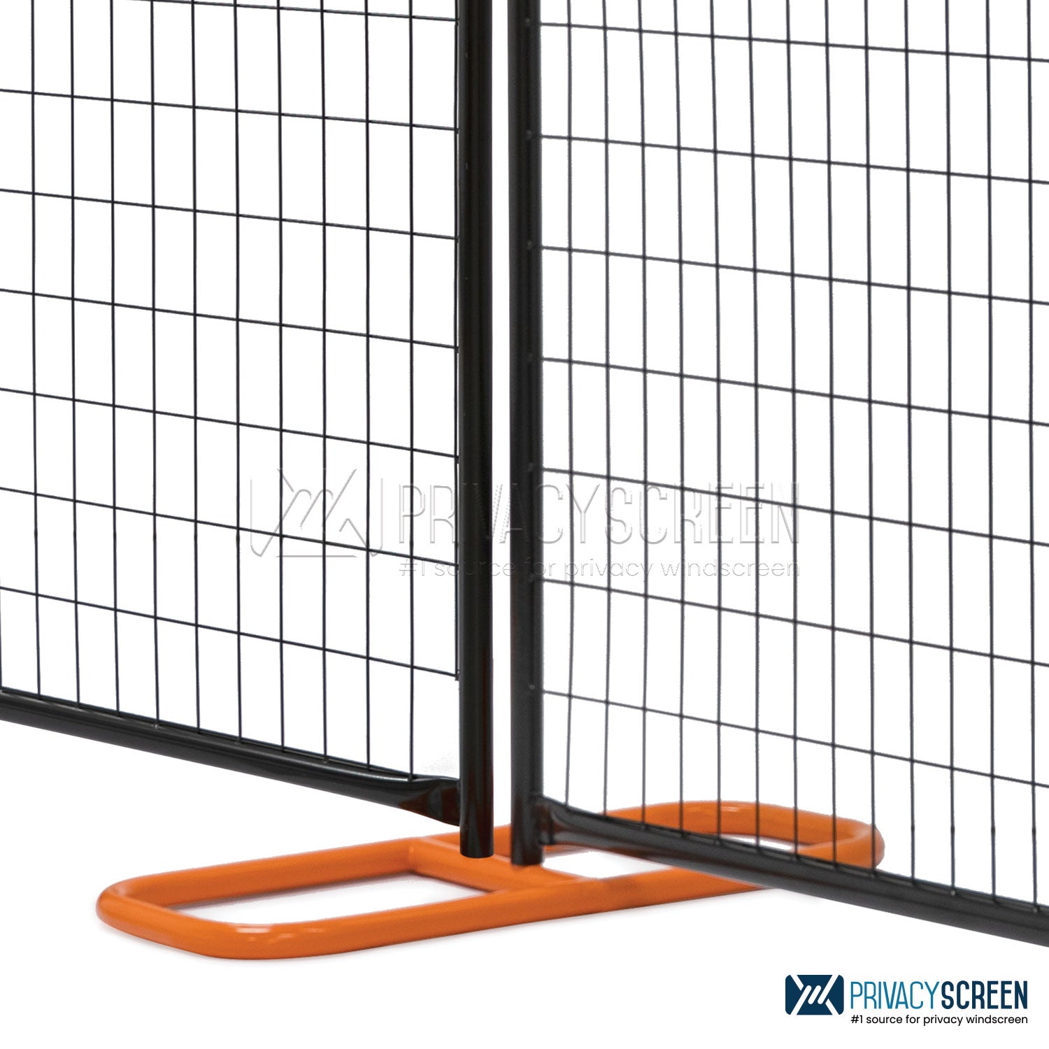 Orange Round Tubed Galvanized Steel Stands